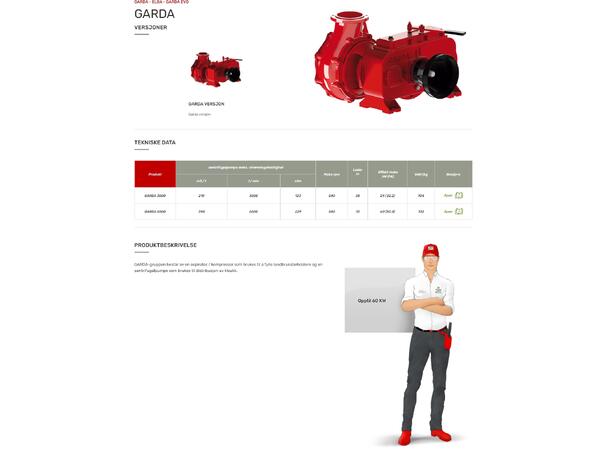 GARDA/MEC 8000 m/aut.smør.LA/trykkbegr. - Egil Eng