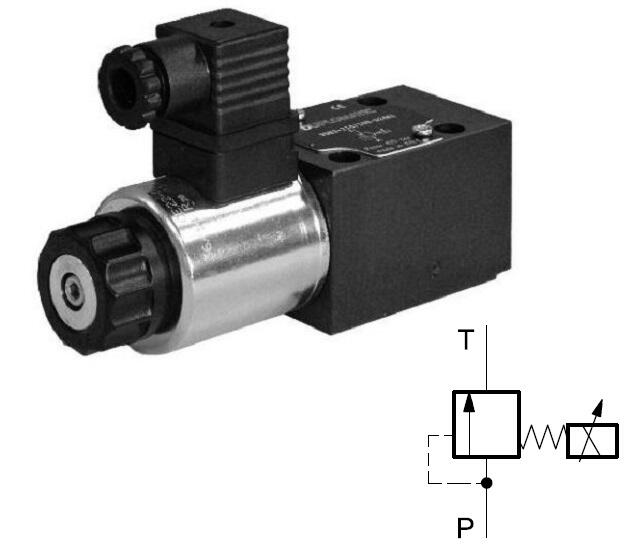 Trykkbegr.v. prop. PDE3-350/10N-D24K1 Cetop 03 2l/min 5-350bar - New ...